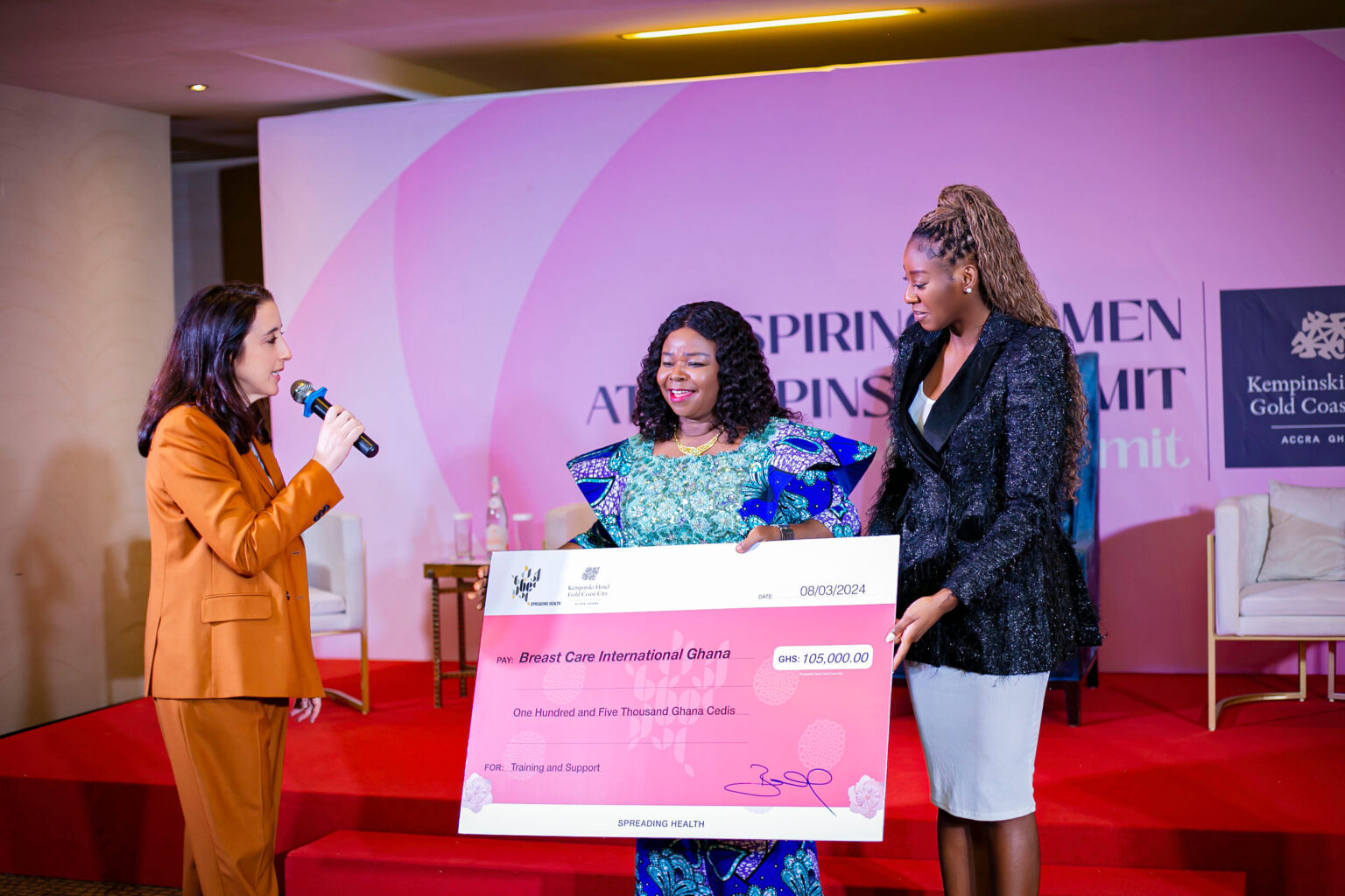 Kempinski Hotel Gold Coast City Accra donates towards breast cancer ...